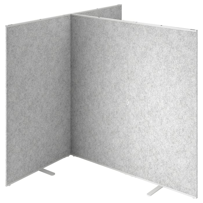 Scheidingswand SIDORNA grijs 162x160x150 cm - IKEA