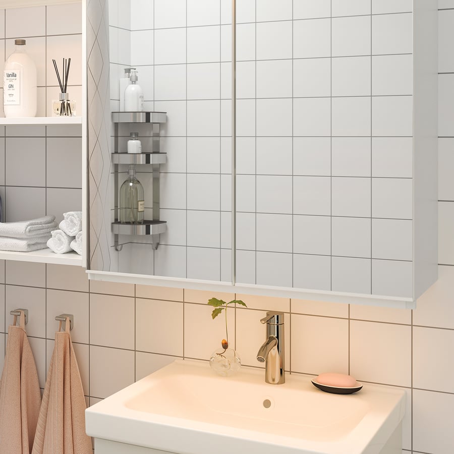 Led-strip voor badkamer, SILVERGLANS, dimbaar wit, 80 cm - IKEA