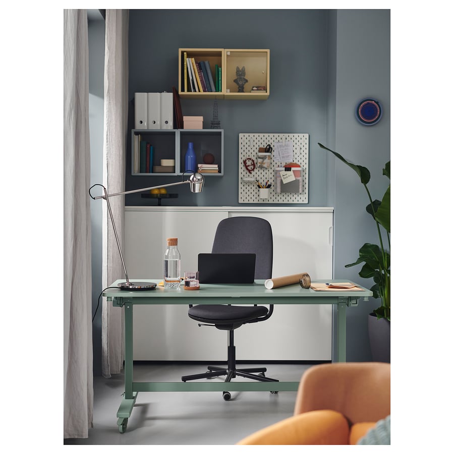 SKÅDIS ophangbord, combinatie, wit, 56x56 cm - IKEA