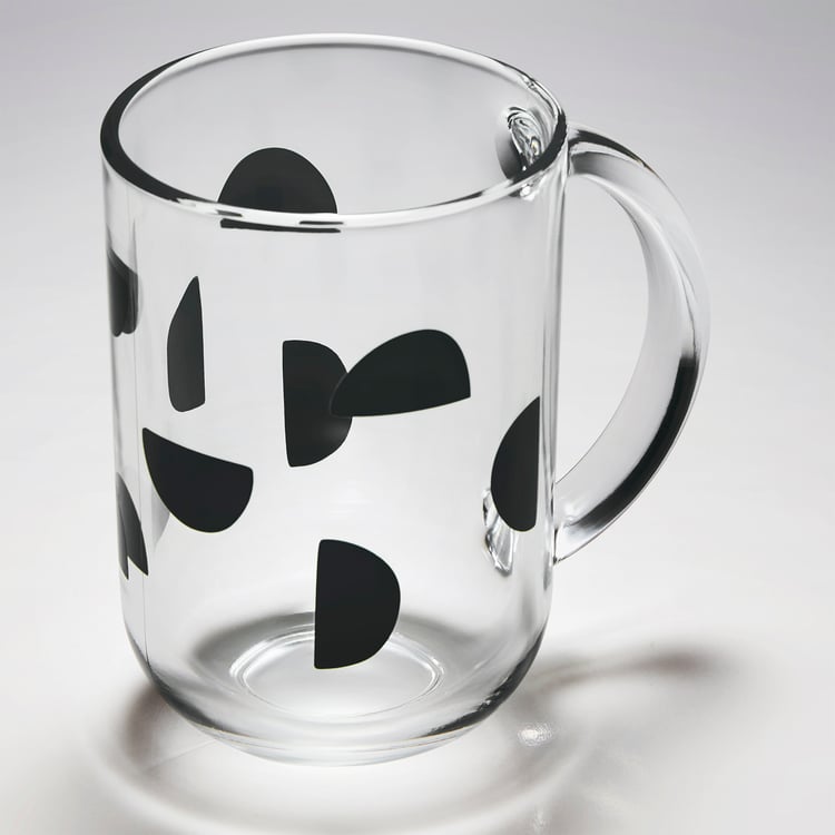 SKEDSTÖR beker, gemengde kleuren geel/zwart, 30 cl - IKEA