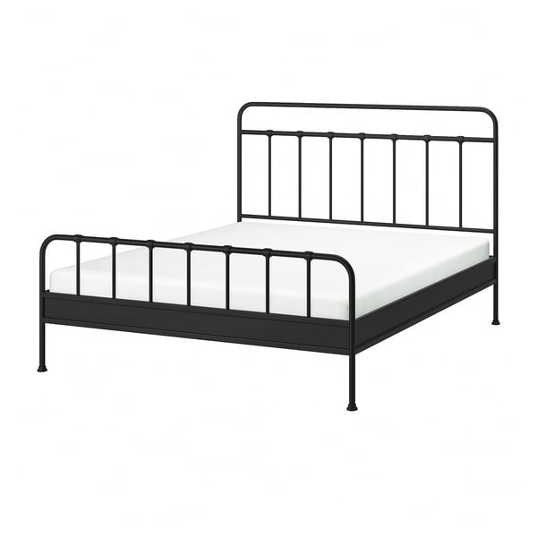 STJÄRNÖ bedframe, antraciet/Leirsund, 180x200 cm - IKEA