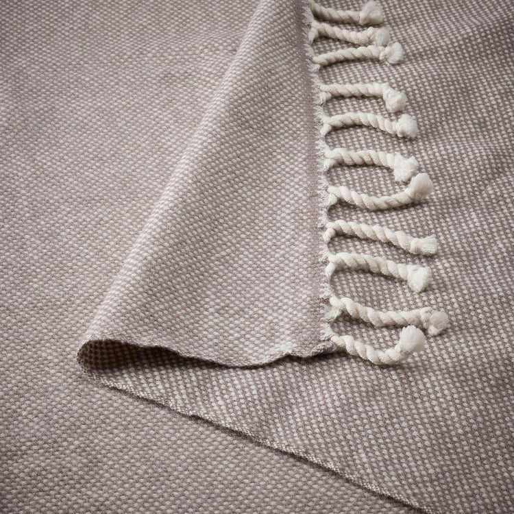 ULLTISTEL plaid, grijs/wit, 130x170 cm - IKEA