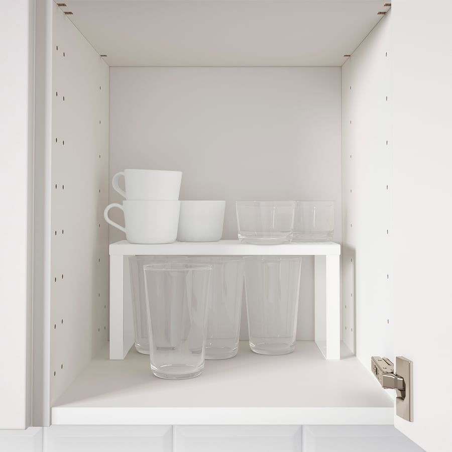 Plankinzet, VARIERA, wit, 32x13x16 cm - IKEA