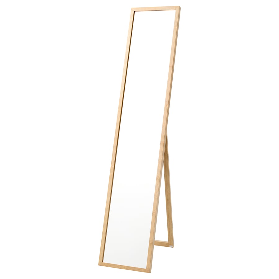 VÄRSNÄS staande spiegel, bamboe, 30x150 cm - IKEA