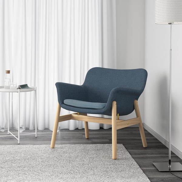 VEDBO Fauteuil - Gunnared blauw - IKEA