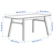 VOXLÖV / ODGER tafel en 4 stoelen, bamboe/antraciet, 180x90 cm - IKEA