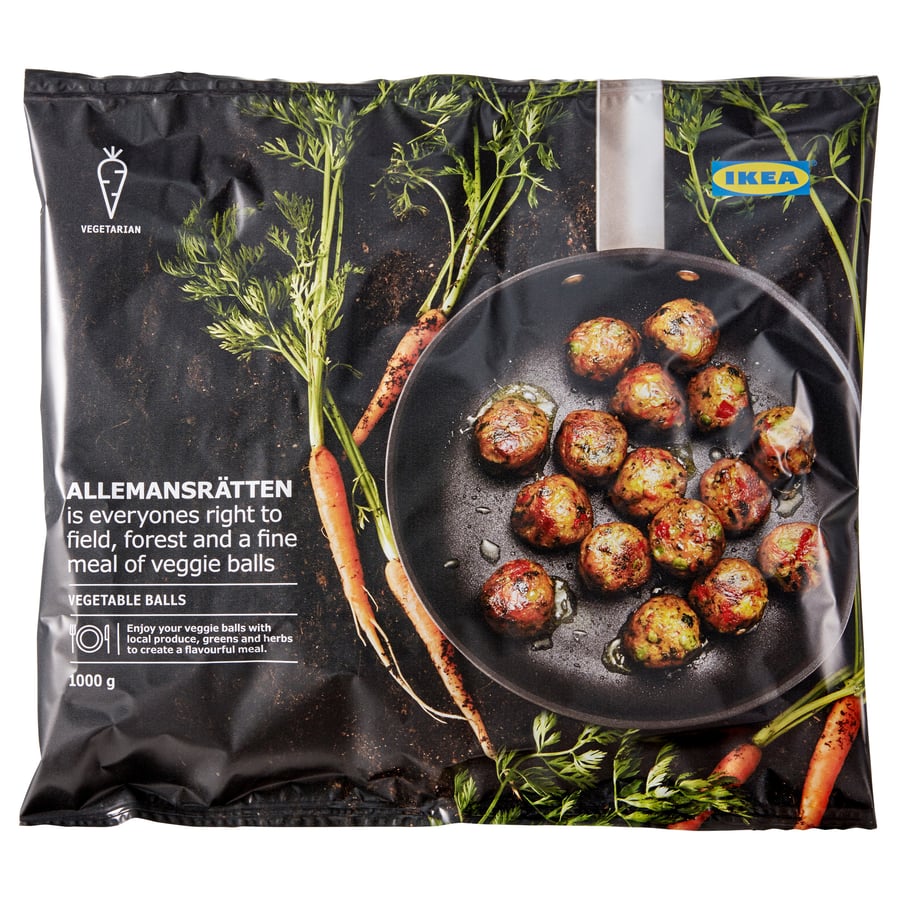 ALLEMANSRÄTTEN vegetable balls, frozen, 1000 g - IKEA Norway