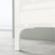 BESTÅ / EKET TV bench, white/Selsviken/Nannarp high-gloss/white frosted ...