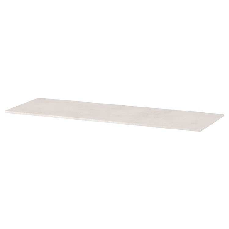 BESTÅ top panel, concrete effect/light grey, 120x42 cm - IKEA Norway