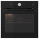 FINSMAKARE forced air oven w pyro/steam func, IKEA 700 black - IKEA Norway