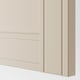 FLISBERGET door with hinges, light beige, 50x195 cm - IKEA Norway