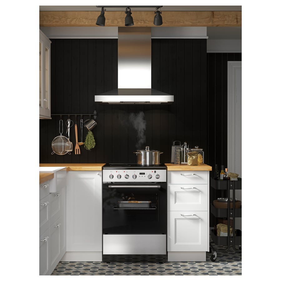 KARLBY custom made worktop, oak/veneer, 30-45x3.8 cm - IKEA Norway