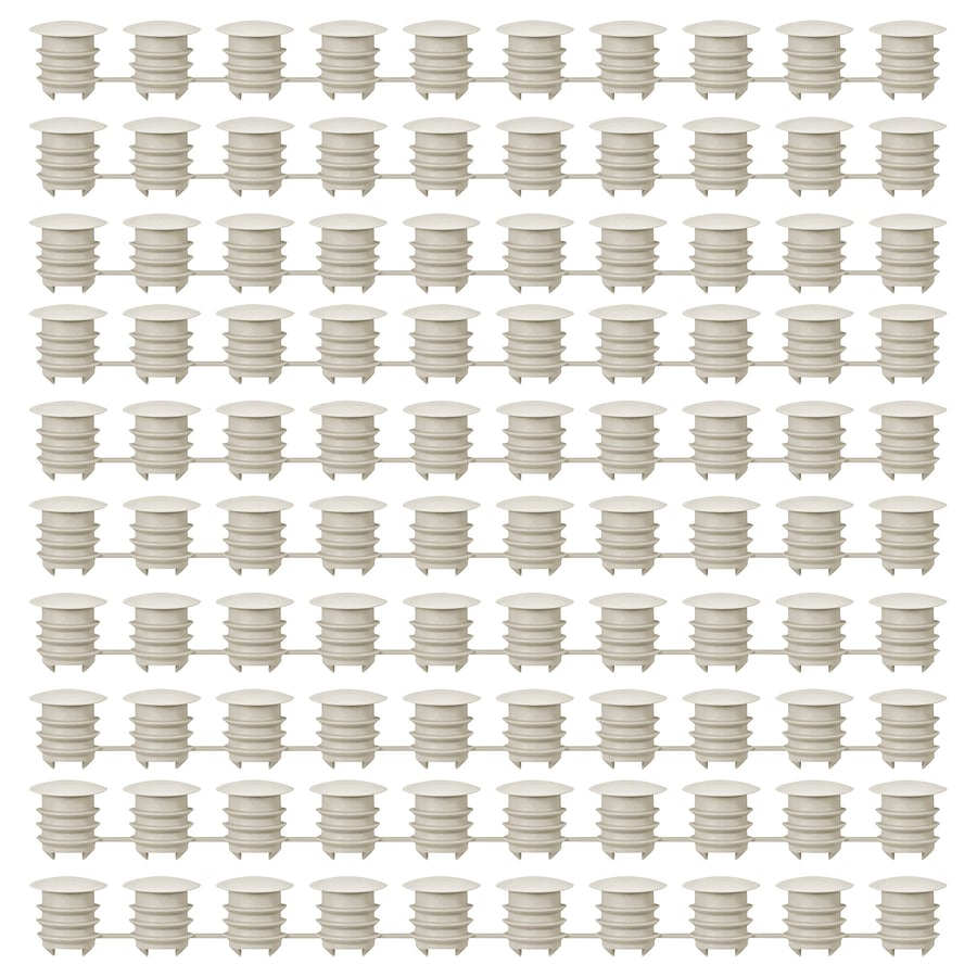 KOMPLEMENT cover cap, grey-beige, 100 pack - IKEA Norway