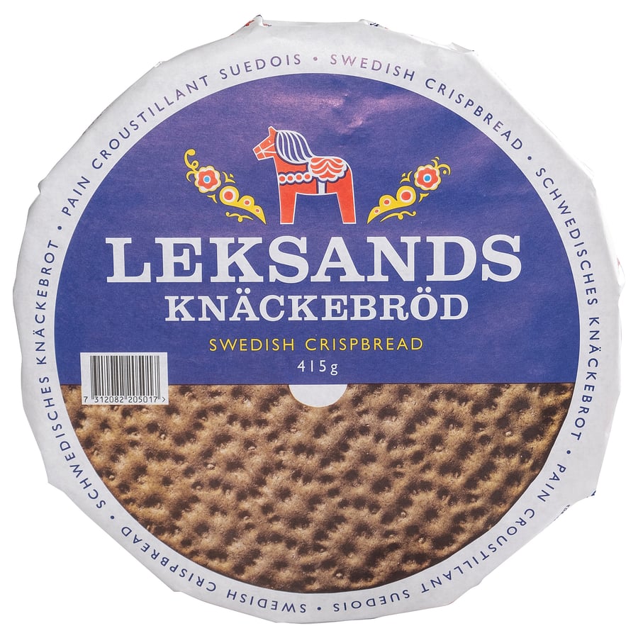 LEKSANDS KNÄCKEBRÖD rye crispbread, round, 415 g - IKEA Norway