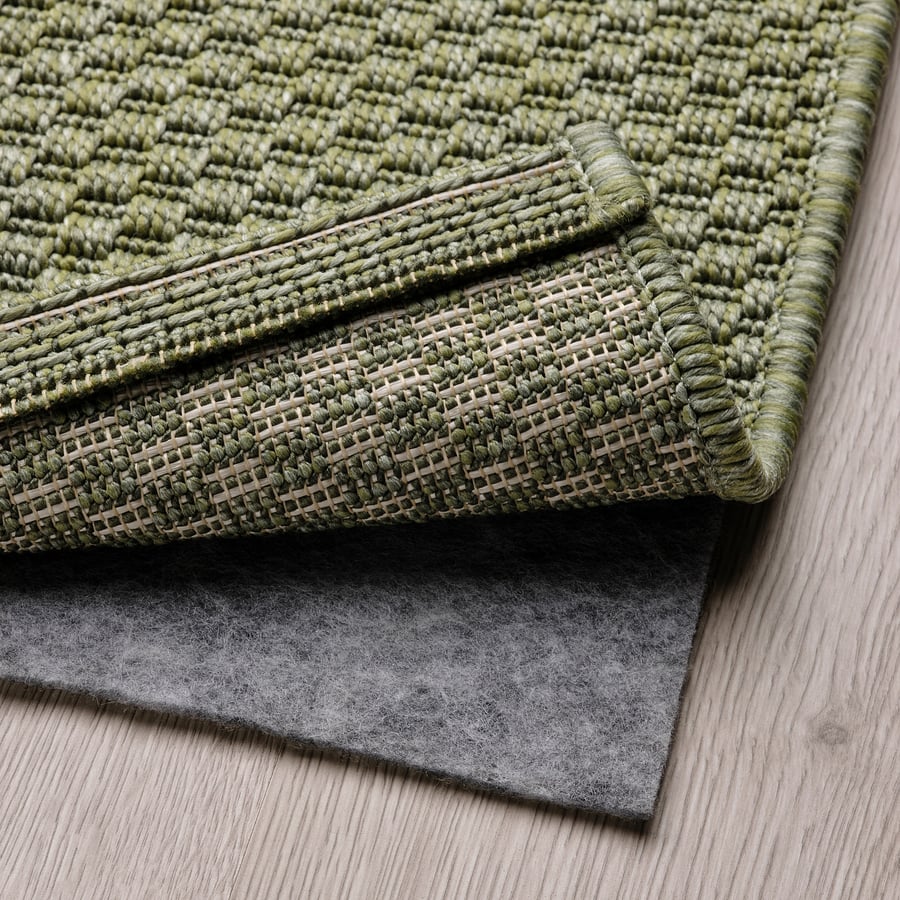 MORUM rug flatwoven, in/outdoor, green, 160x230 cm - IKEA Norway