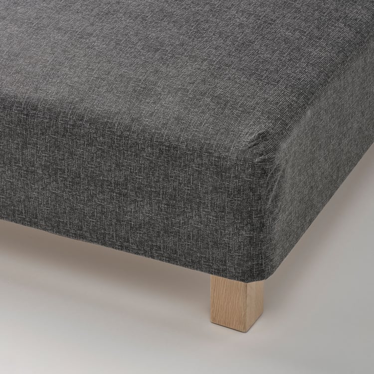 RANDÅSEN bonnell spring mattress base, incl leg and mattress pad medium ...