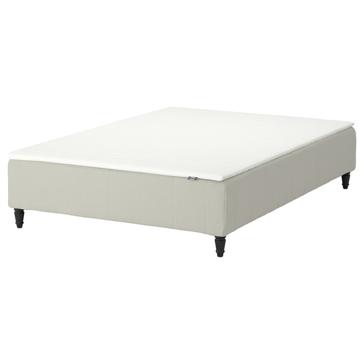 RENFJÄLLET pocket spring mattress base, incl leg and mattress pad ...