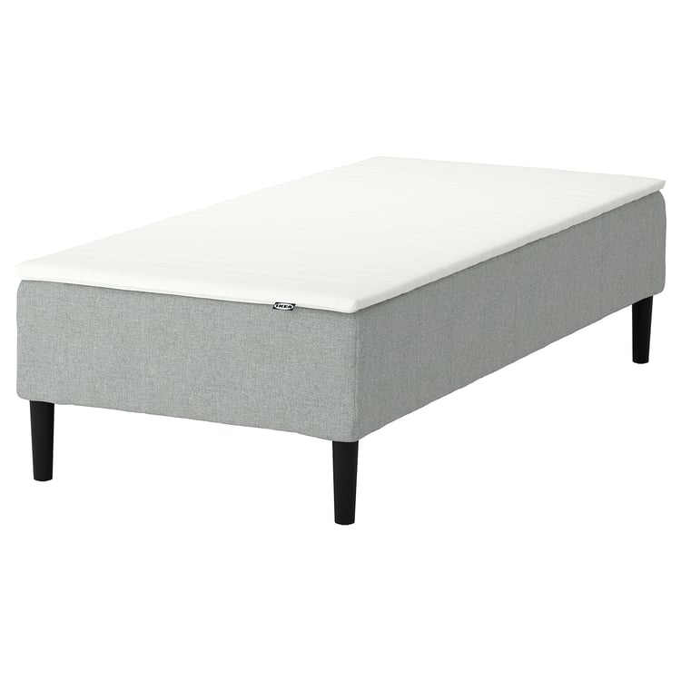 RENFJÄLLET pocket spring mattress base, incl leg and mattress pad ...