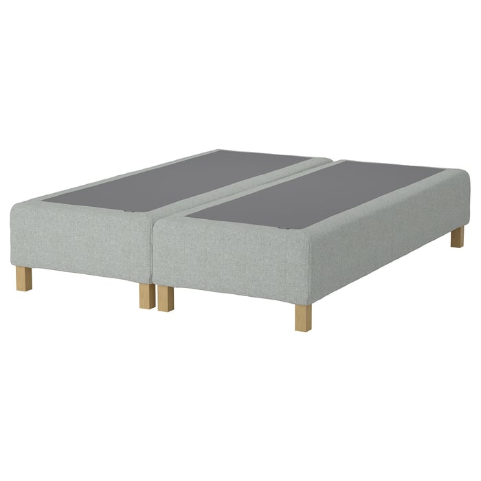 RENFJÄLLET pocket spring mattress base, incl leg medium firm/Tibbleby ...