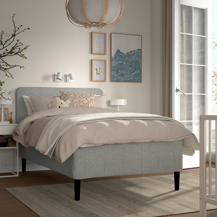 RISHÖJDEN pocket spring mattress bse, 7 zones, incl leg and headboard ...