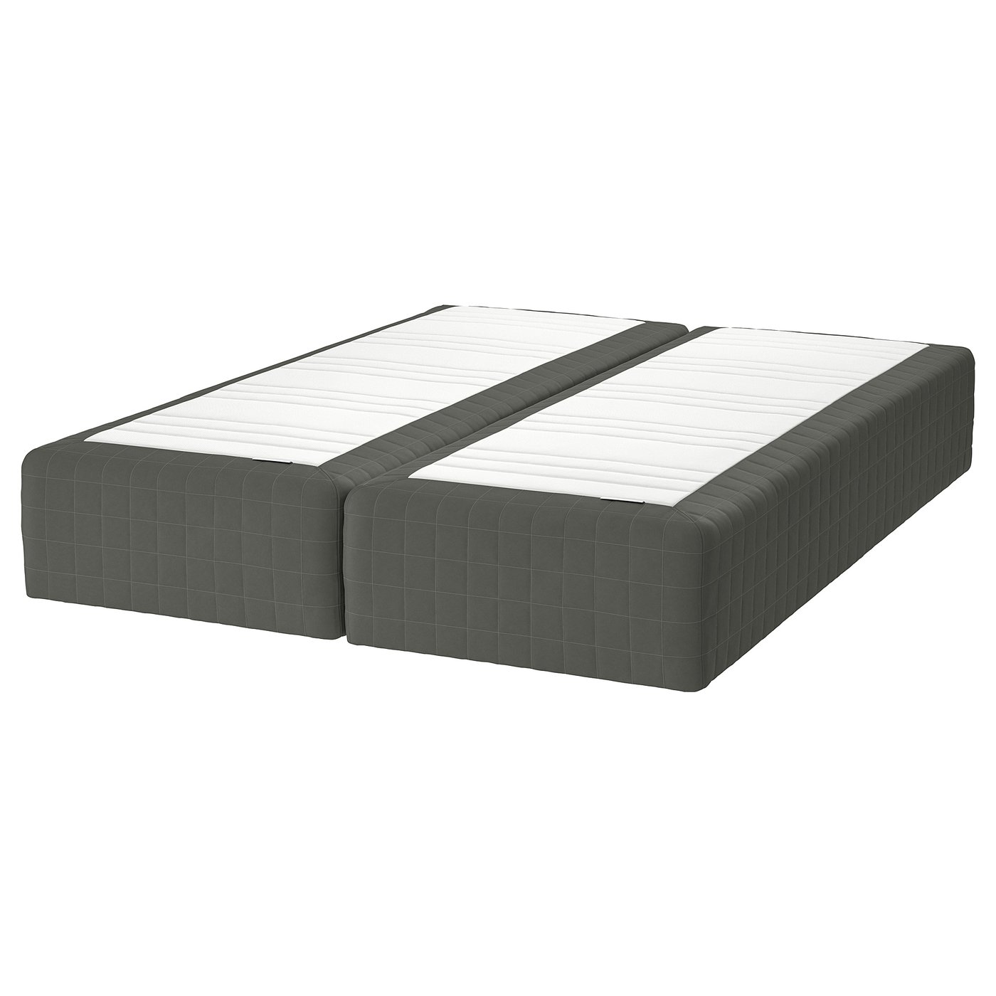 SKOTTERUD wooden base spr mattress firm dark grey 160x200 cm IKEA Norway