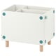 SMUSSLA bedside table/shelf unit, white - IKEA Norway