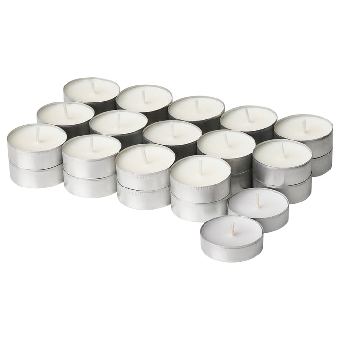 ENRUM Lykt for telys, inne/utendørs, hvit, 22 cm - IKEA