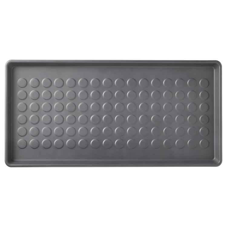 BAGGMUCK skomatte, inne/ute/grå, 71x35 cm - IKEA