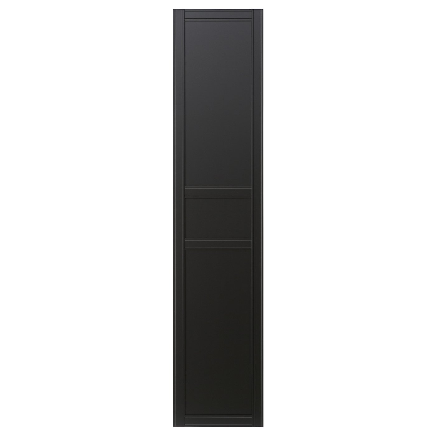 FLISBERGET dør med hengsler, antrasitt, 50x195 cm - IKEA