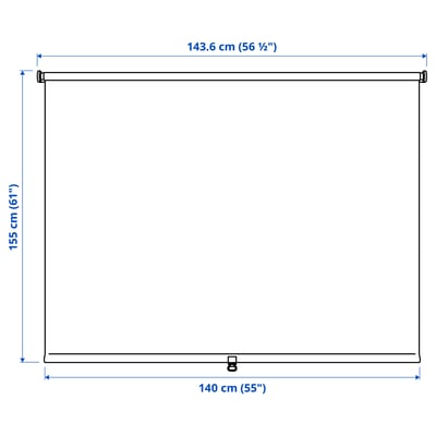 FÖNSTERBLAD lystett rullegardin, beige, 140x155 cm - IKEA