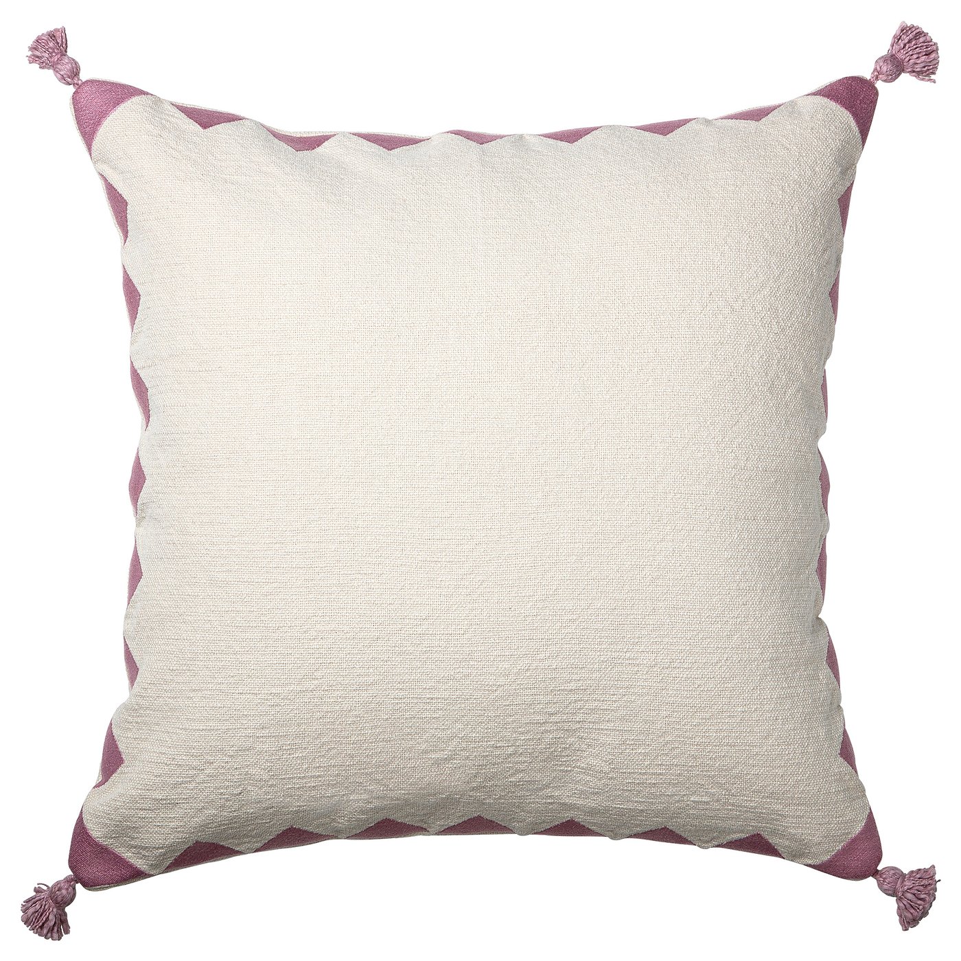 GOKVÄLLÅ putetrekk, hvit/rosa, 50x50 cm - IKEA