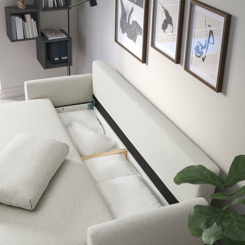 GRUNNARP 3-seters sovesofa, Gunnared beige - IKEA