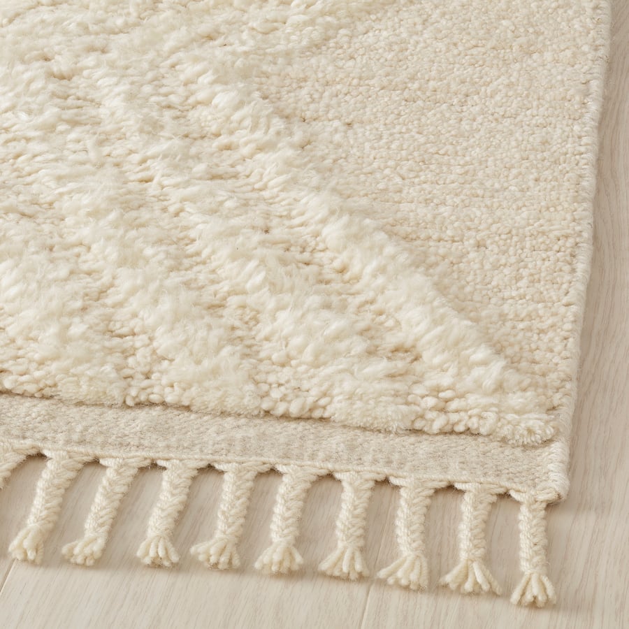 GULLHAVREN teppe, lang lugg, beige, 240x300 cm - IKEA