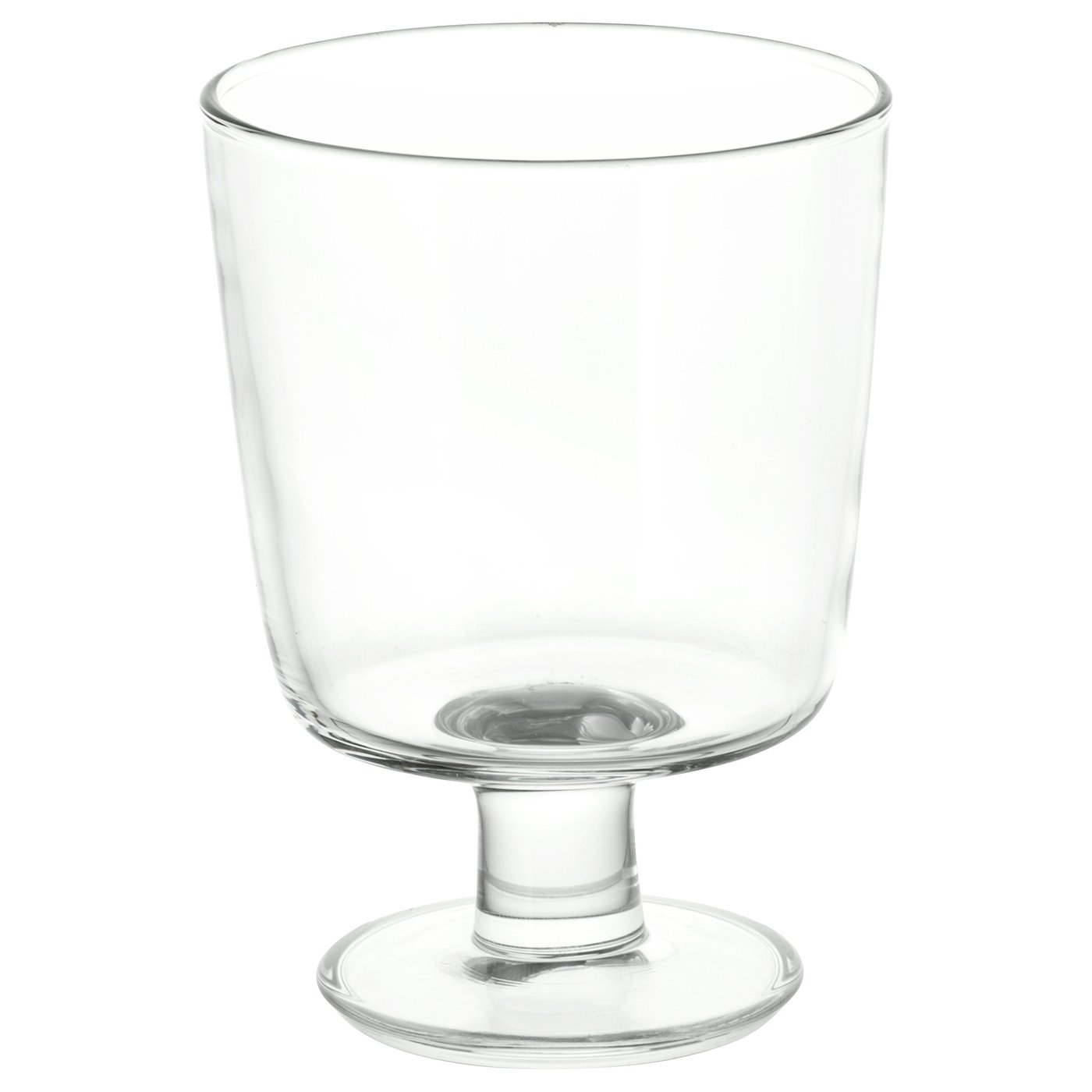IKEA 365+ glass med stett, klart glass, 30 cl - IKEA