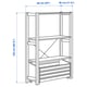 IVAR hylle med boks, furu, 89x30x124 cm - IKEA
