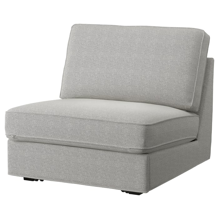 KIVIK 1-seters sovesofa, Tallmyra hvit/svart/grå - IKEA