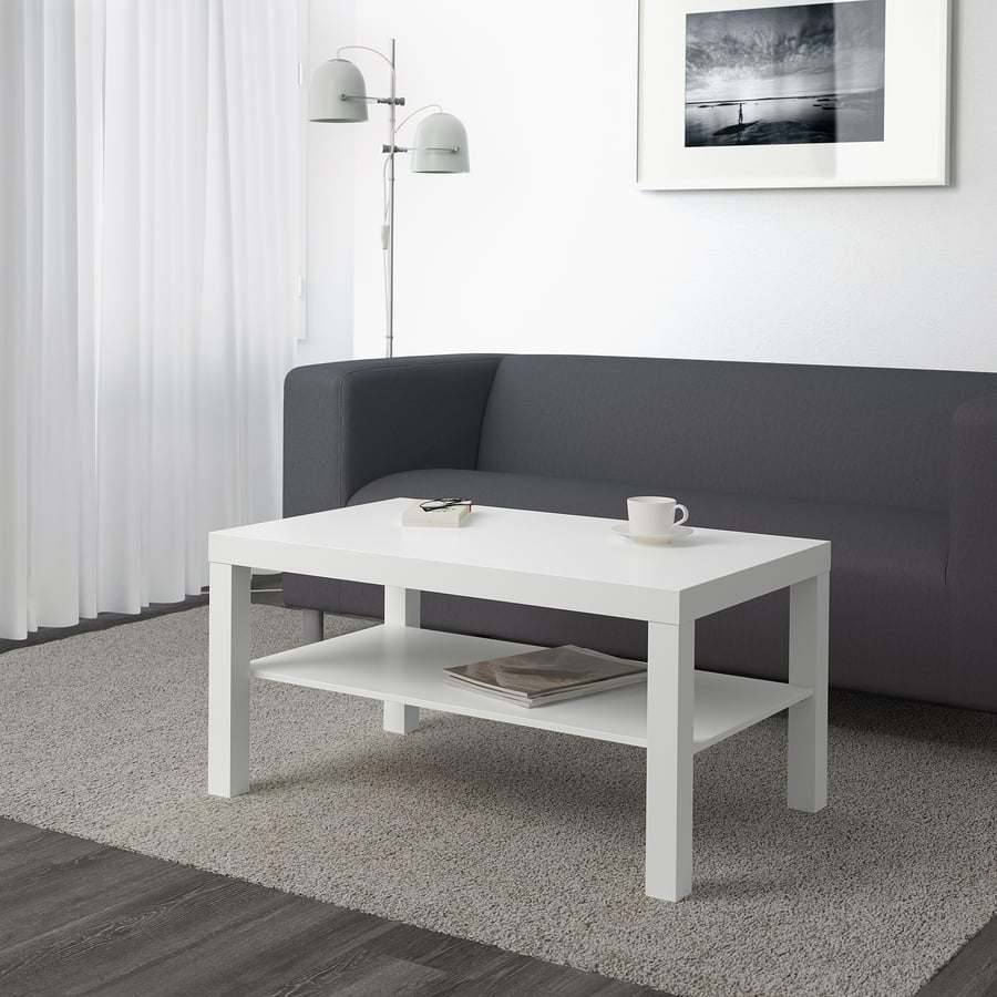 LACK Bord, hvit, 90x55 cm - IKEA