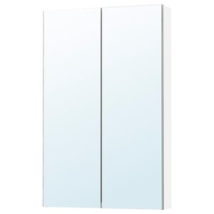 LETTAN Speilskap med dører, speileffekt /speil, 60x15x95 cm - IKEA
