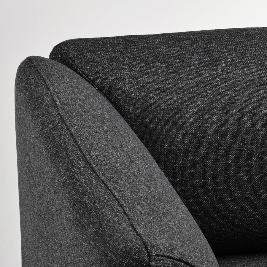 LILLEHEM 2-seters modulsofa, Gunnared/mørk grå tre - IKEA