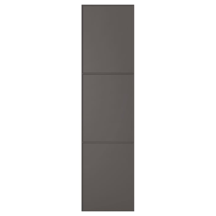 MERÅKER Dør, mørk grå, 50x195 cm - IKEA