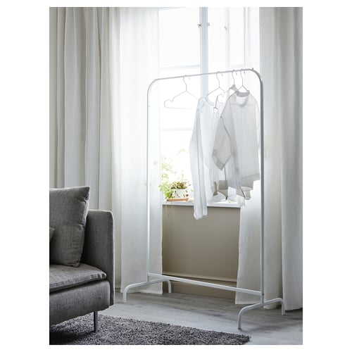 MULIG Klesstativ, hvit, 99x152 cm - IKEA