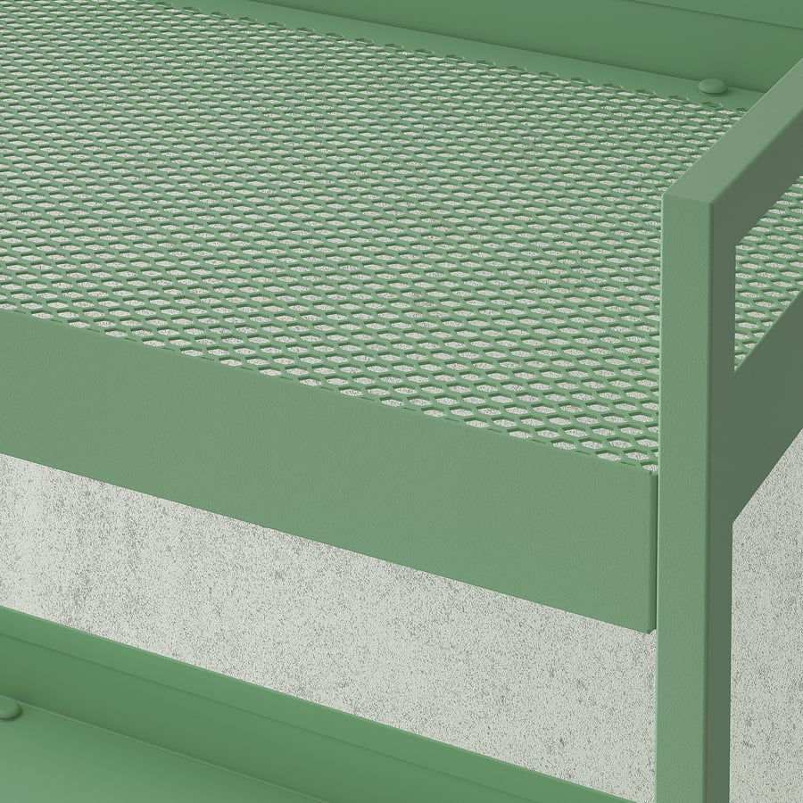 NISSAFORS trillebord, lys grønn, 50.5x30x83 cm - IKEA