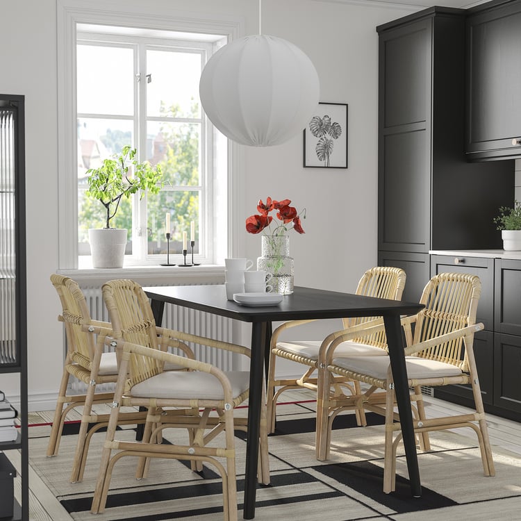 SALNÖ stol med armlener, rotting - IKEA