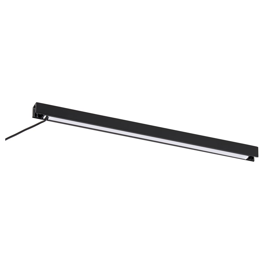 SILVERGLANS LED-lyslist for bad, dimbar antrasitt, 40 cm - IKEA