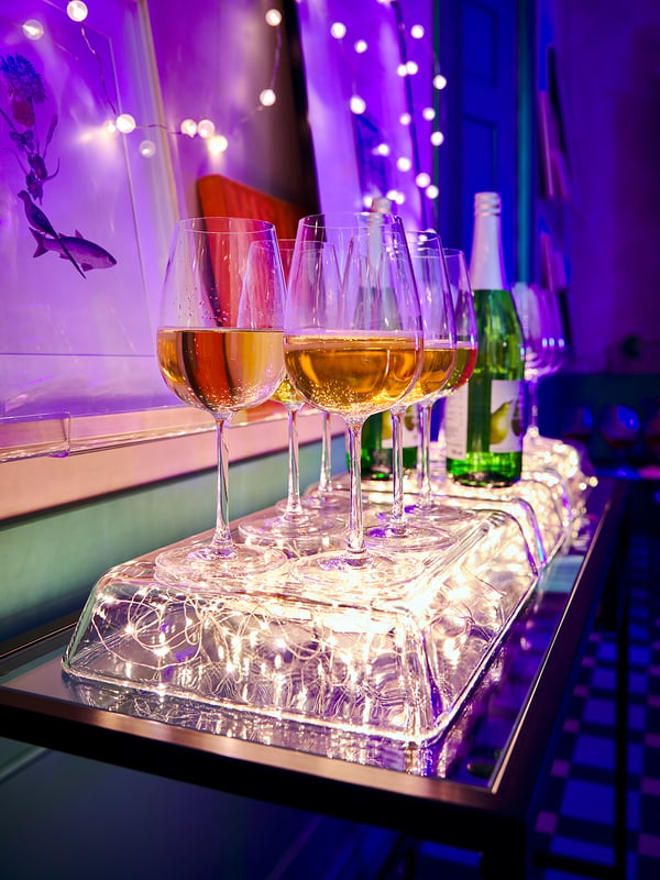 STORSINT Vinglass, klart glass - IKEA