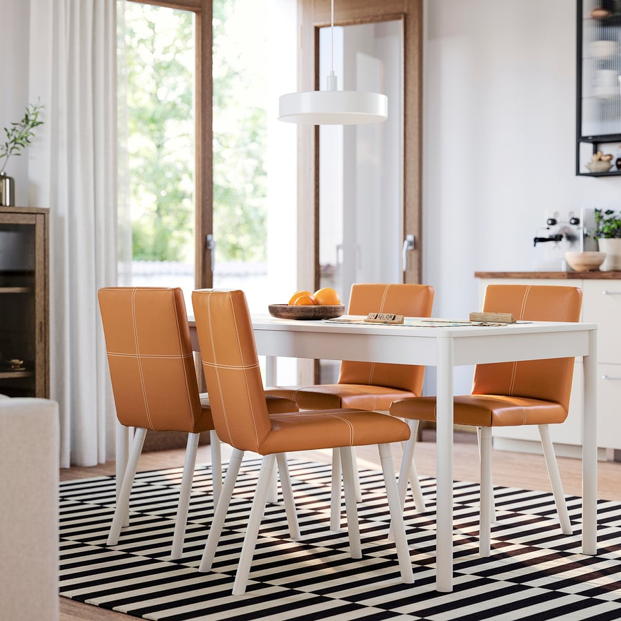 TONSTAD stol, Bomstad gyllenbrun/offwhite - IKEA