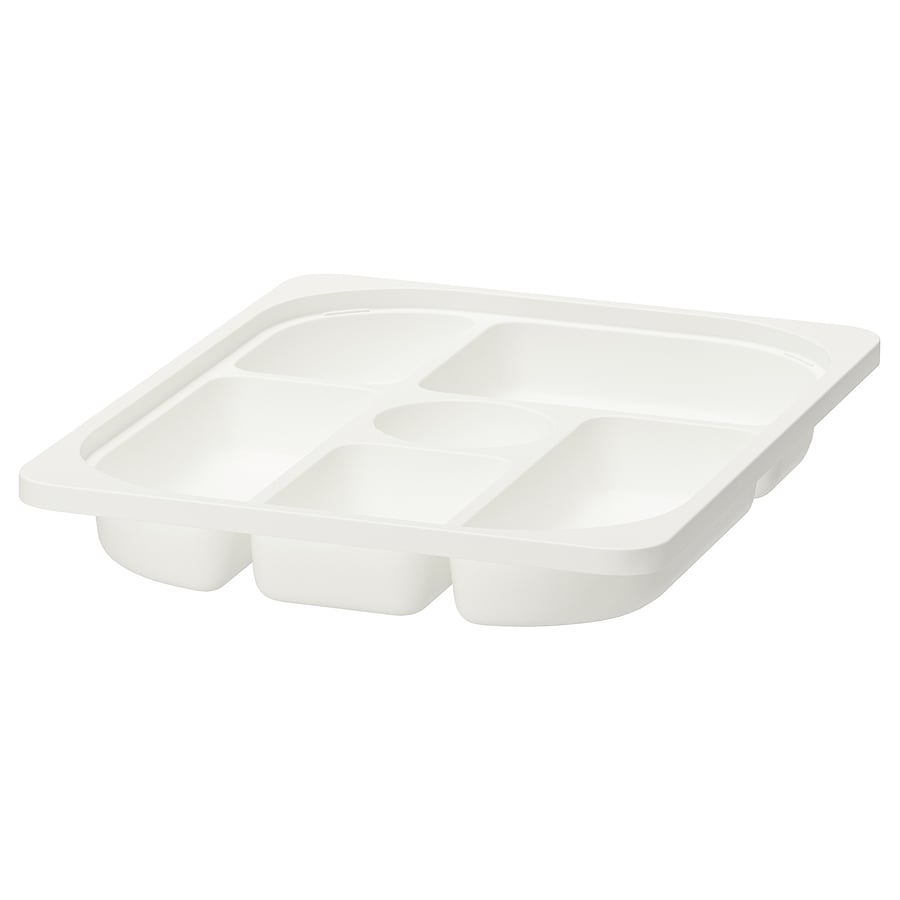 TROFAST oppbevaringsbrett med rom, hvit, 42x30x5 cm - IKEA
