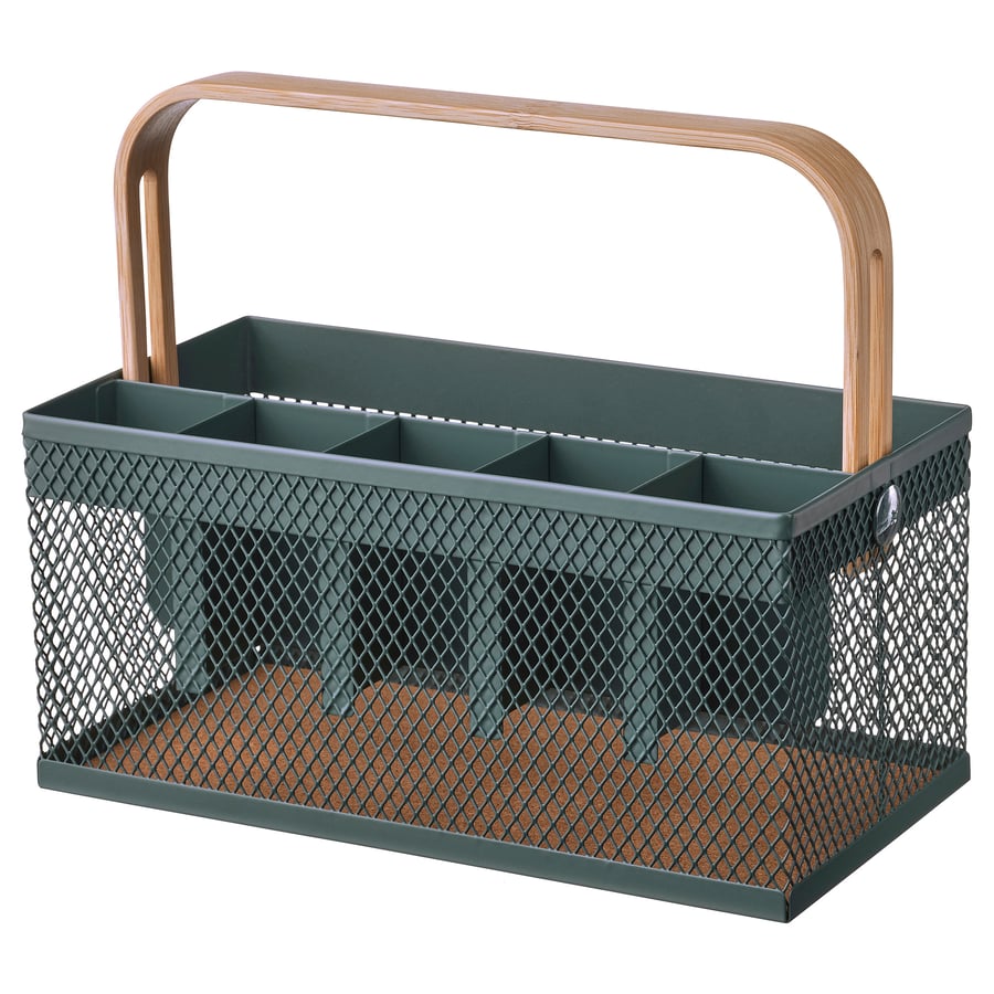 VIMPELFISK bestikkholder, bambus/gråturkis - IKEA