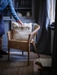 AGEN chair, rattan/bamboo - IKEA