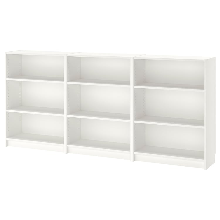 BILLY bookcase combination, white, 240x28x106 cm - IKEA